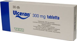 ULCERAN 300 MG FILMTABLETTA 30X Adatlap / PirulaPatika online gyógyszertár